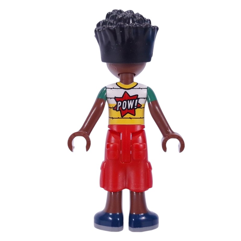 LEGO Set fig-016282 Zac - White Shirt, Red Pants | Rebrickable - Build ...