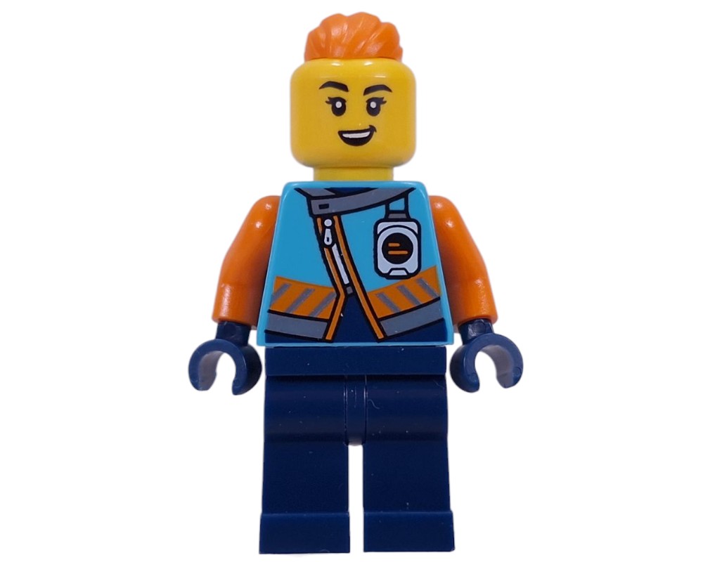 LEGO Set fig-016362 Arctic Explorer, Iris Icicle, Dark Azure Jacket ...