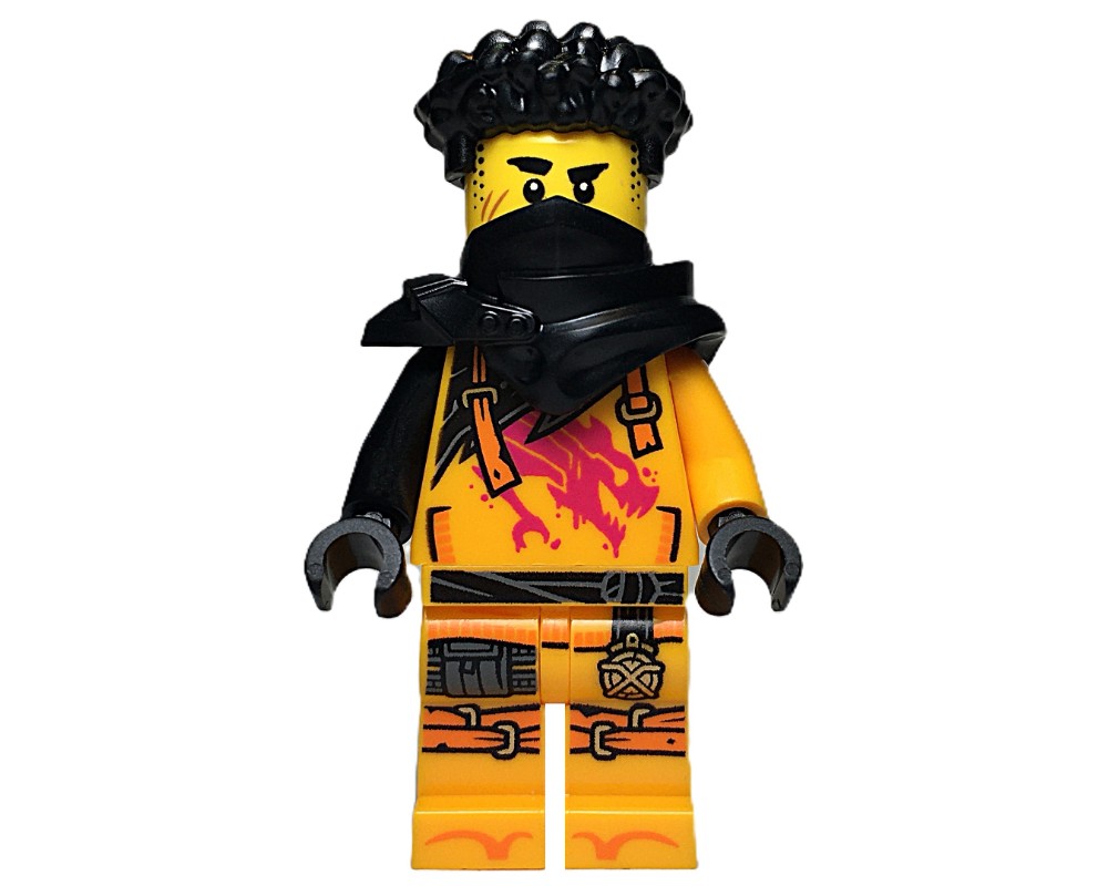 LEGO Set fig-016450 Arin, Black Shoulder Armor and Mask, Hair ...