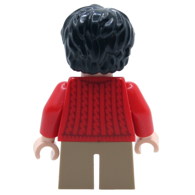 LEGO Set fig-016474 Harry Potter, Red Sweater, Short Dark Tan Legs ...