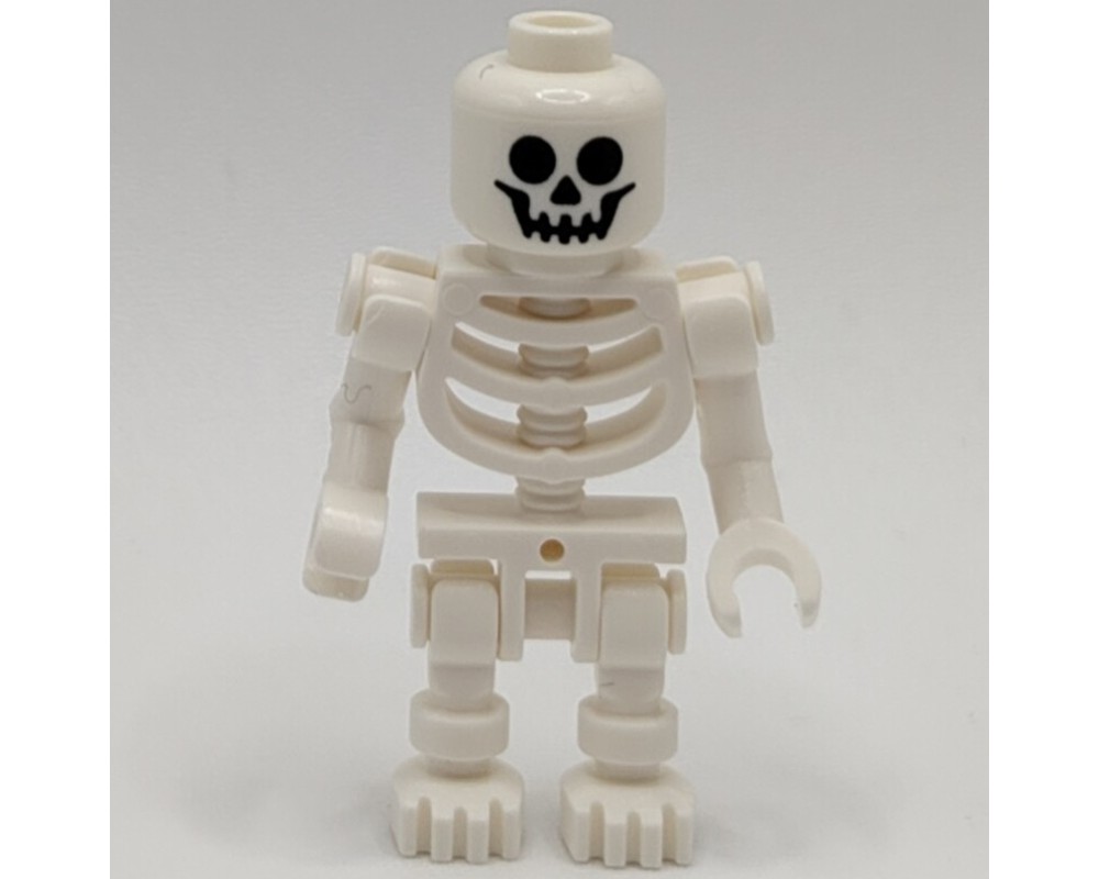 LEGO Set fig-016671 Skeleton, Standard Face, Bent Arms, One Vertical ...