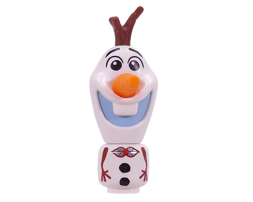 LEGO Set fig-016730 Olaf - Microdoll, 28621 Body, Stick Hair, Bright ...