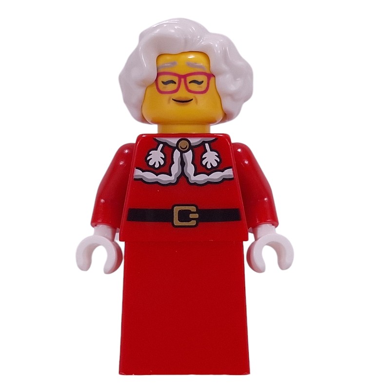 LEGO Set fig-016756 Mrs. Claus, Plain Red Dress | Rebrickable - Build ...