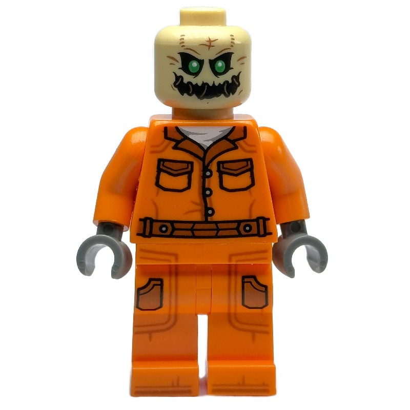 LEGO Set fig-016831 The Scarecrow, Prison Clothes | Rebrickable - Build ...