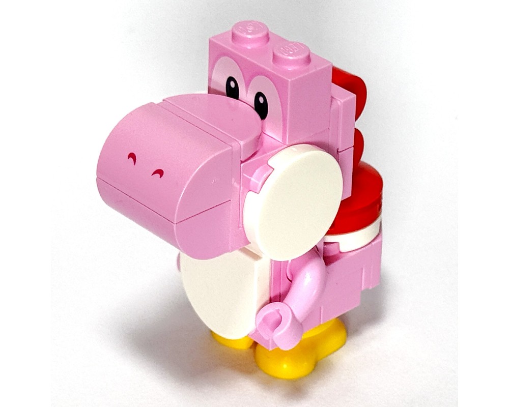 LEGO Set fig-016865 Yoshi - Pink (with Tile 5520) | Rebrickable - Build ...