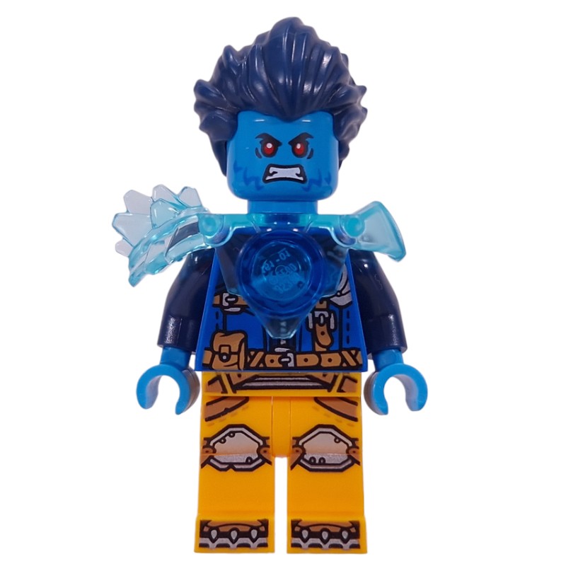 LEGO Set fig-017074 Logan, Trans-Light Blue Shoulder Armor. Tile ...