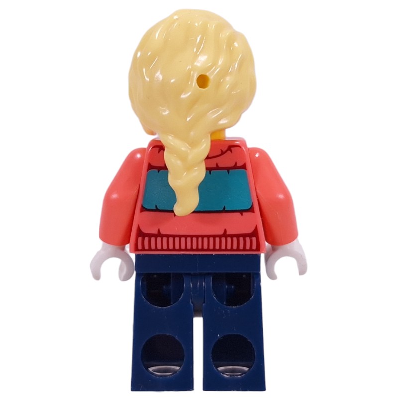 LEGO Set fig-017378 Arctic Explorer, Coral Torso, Dark Blue Legs ...