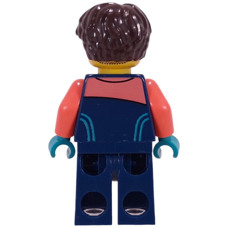 LEGO Set fig-017379 Arctic Explorer, Dark Blue Wetsuit, Dark Brown Hair ...