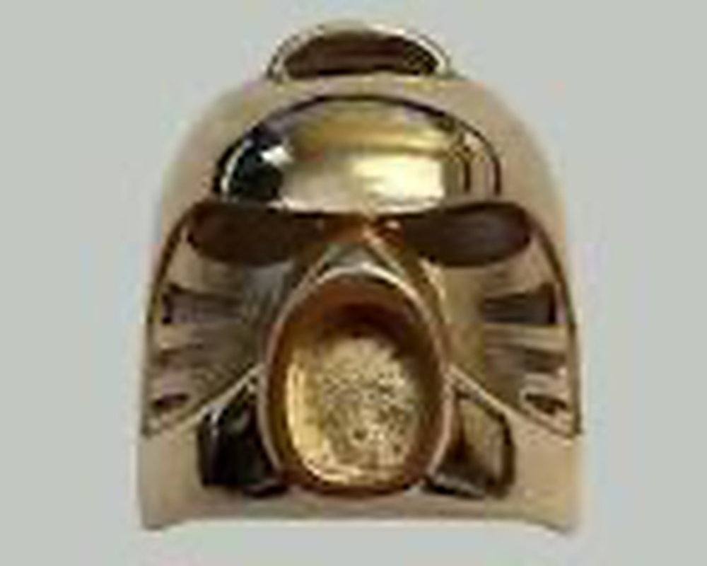LEGO Set GOLDBIONICLEMASK-1 14 Karat Gold Golden Kanohi Hau Mask (2001 ...