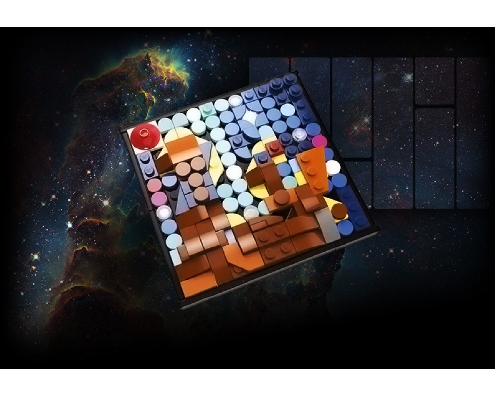 LEGO Set HUBBLEMOSAIC-1 Hubble Image Mosaic (2021 Other) | Rebrickable ...