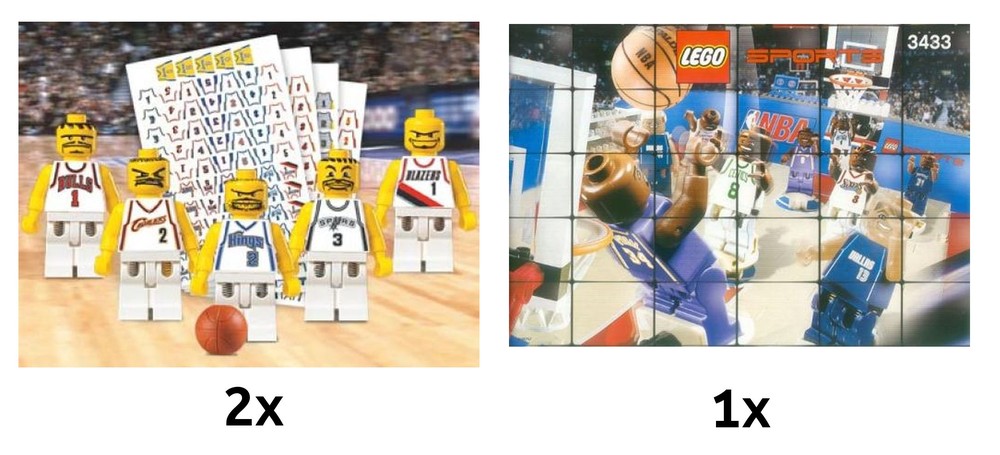 LEGO Set K3433-1 Ultimate NBA Arena Kit (2004 Sports > Basketball ...