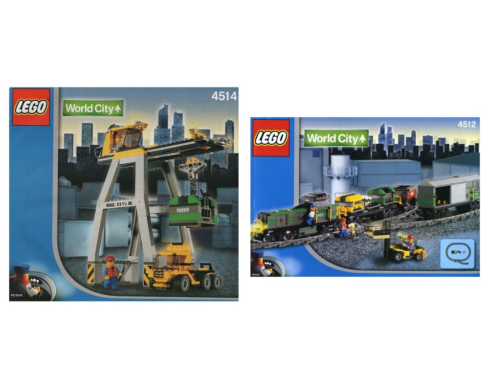 LEGO Set K4512-1 Cargo Train Kit (2003 Town > World City) | Rebrickable ...