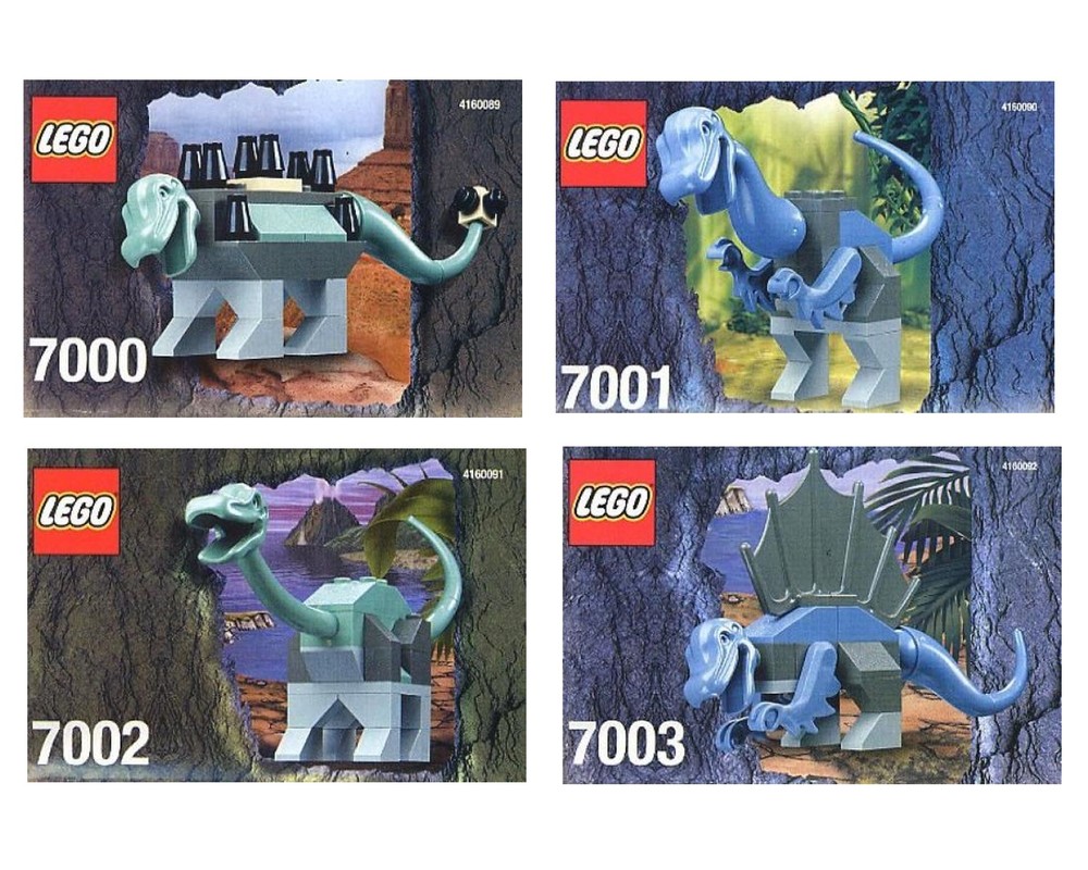 LEGO Set K7000-1 Dinosaurs Kit (2001 Dinosaurs) | Rebrickable - Build ...