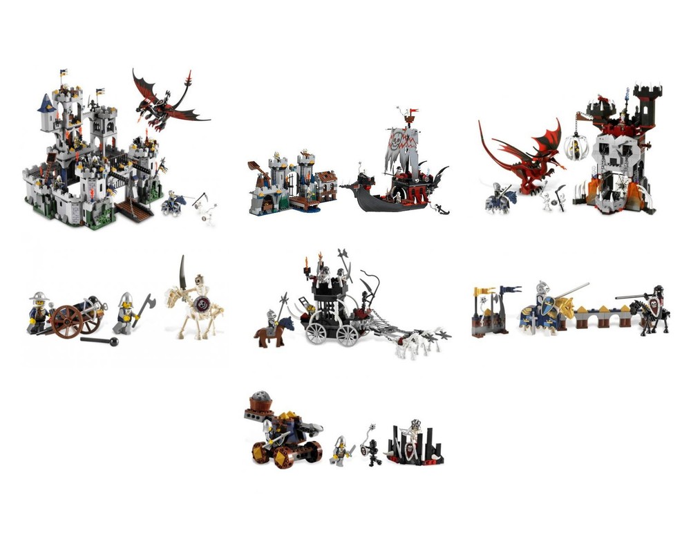 LEGO Set K7029-1 Complete Castle Collection (2007 Castle > Fantasy Era ...