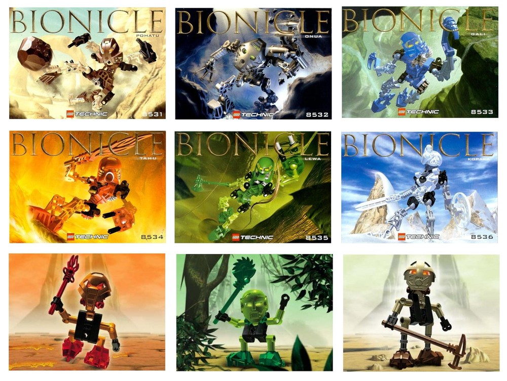 LEGO Set K8533-1 Find the Power BIONICLE Kit (2001 Bionicle ...