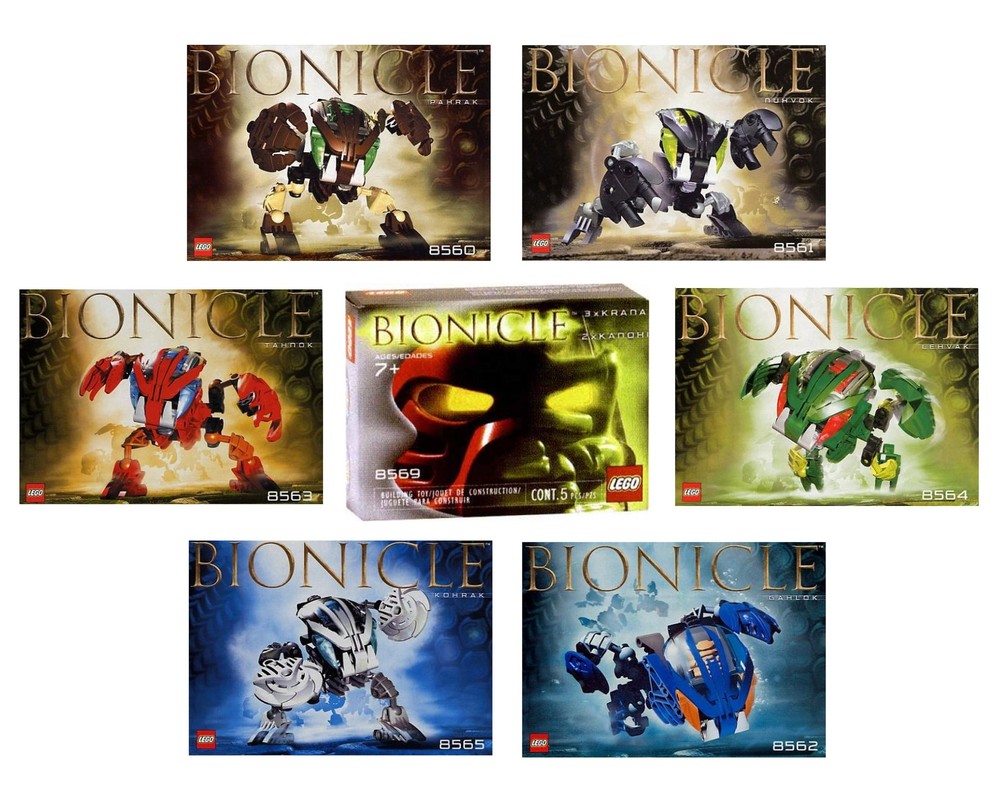 LEGO Set K8563-1 Bohrok Swarm Kit (2002 Bionicle) | Rebrickable - Build ...