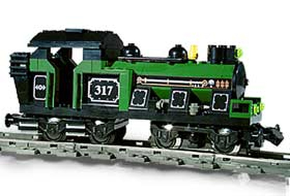 LEGO KT104-1 Large Train Engine Green (2001 Train > 9V > My Own Train ...