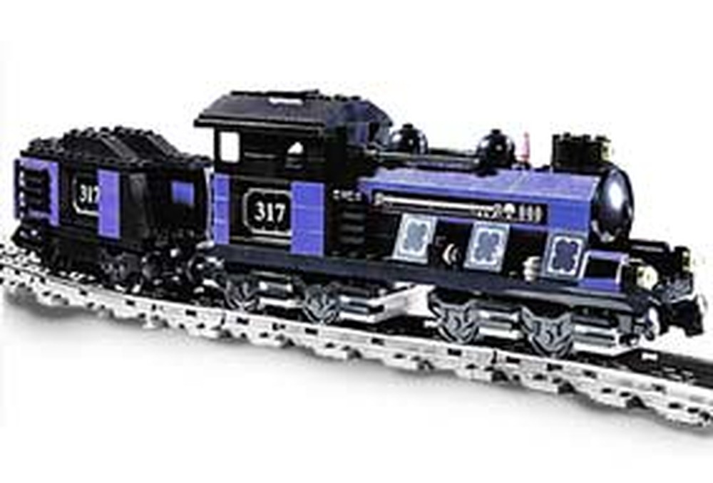 LEGO Set KT203-1 Large Train Engine with Tender Blue (2001 Train > 9V ...