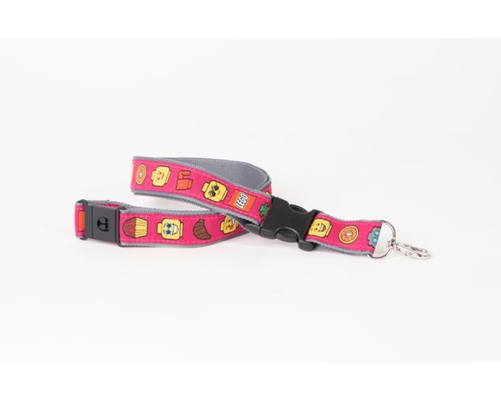 LEGO Set LANYARD-11 Minifigure Emoji Lanyard (Pink) (2023 Gear ...