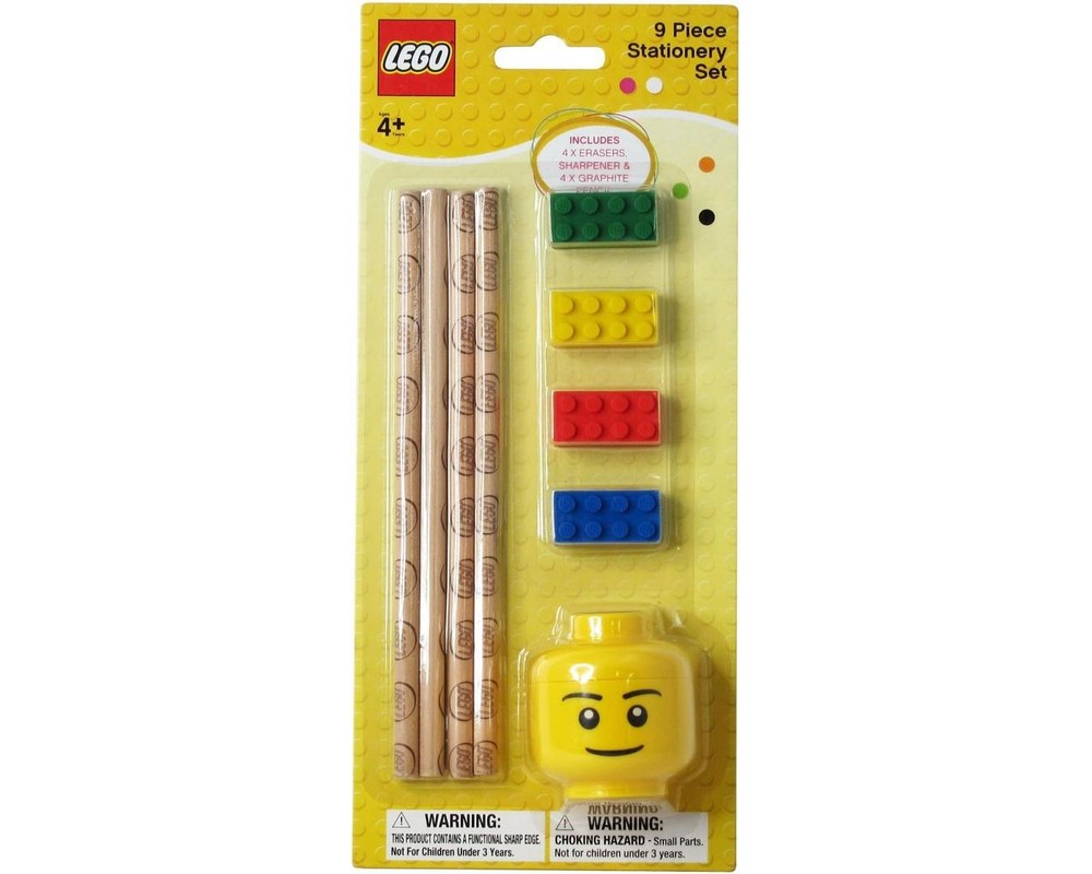LEGO Set LE437-1 9 Piece Stationery Set (2014 Gear > Stationery and ...