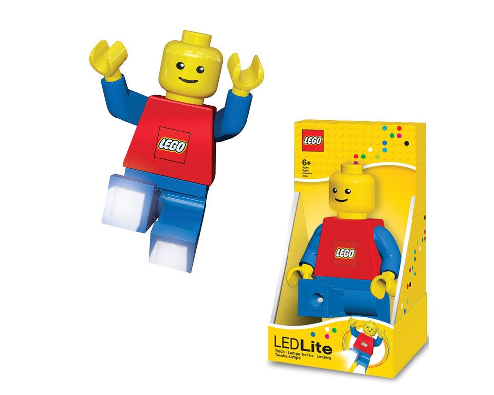 LEGO Set LGLTO1BT-1 Minifigure Flashlight with Red Torso, Blue Arms and ...