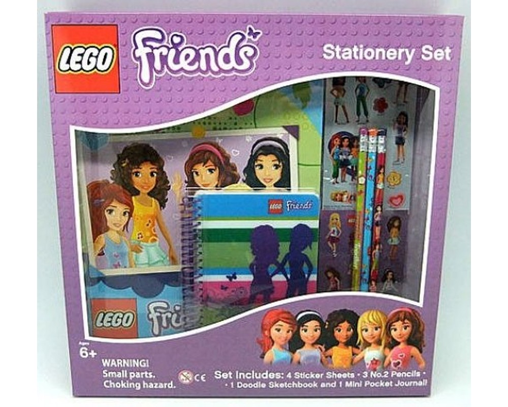 LEGO Set LGO6573-1 Friends Stationery Set (2013 Gear > Stationery and ...