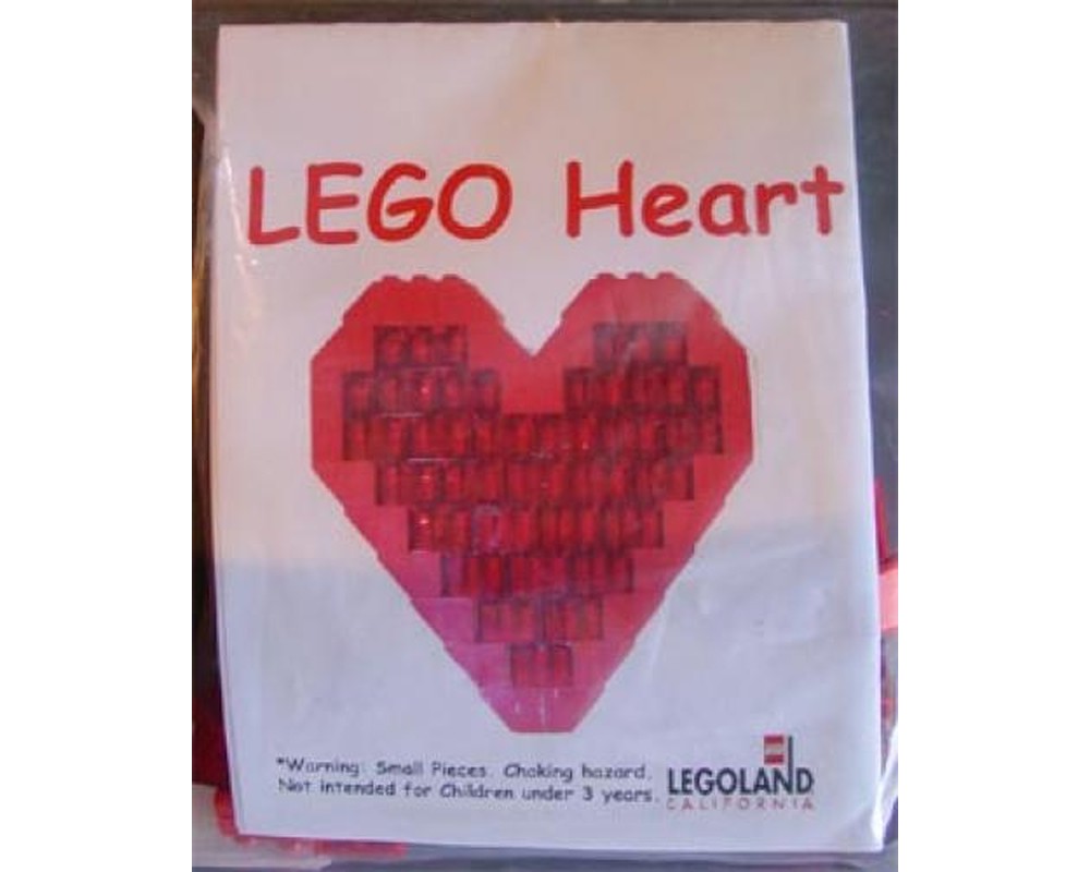 LEGO Set LLCA08-1 LEGO Heart (Legoland California) (2004 Legoland Parks ...