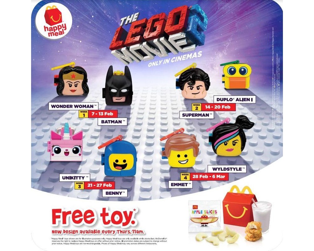 LEGO Set McDTLM2-5 The LEGO Movie 2 Rex Happy Meal Toy (2019 Gear ...