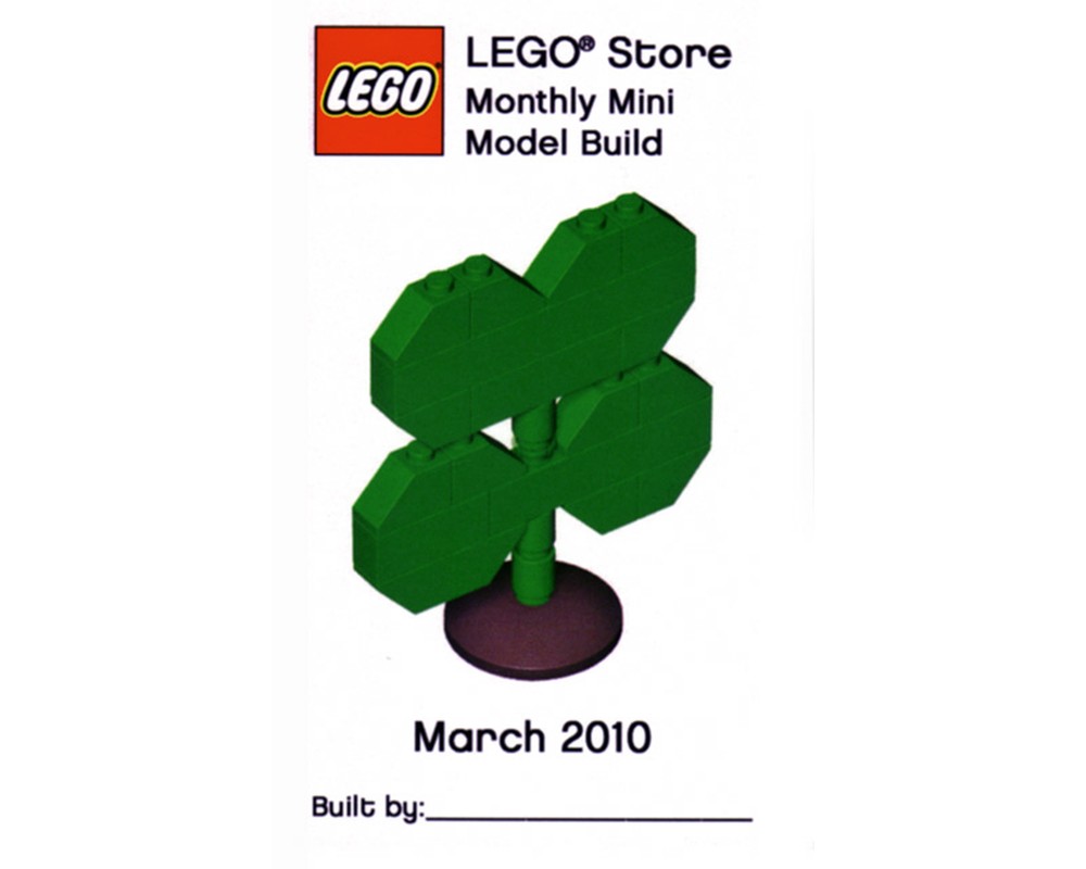LEGO Set MMMB022-1 Shamrock (2010 LEGO Brand Store > Monthly Mini Model ...