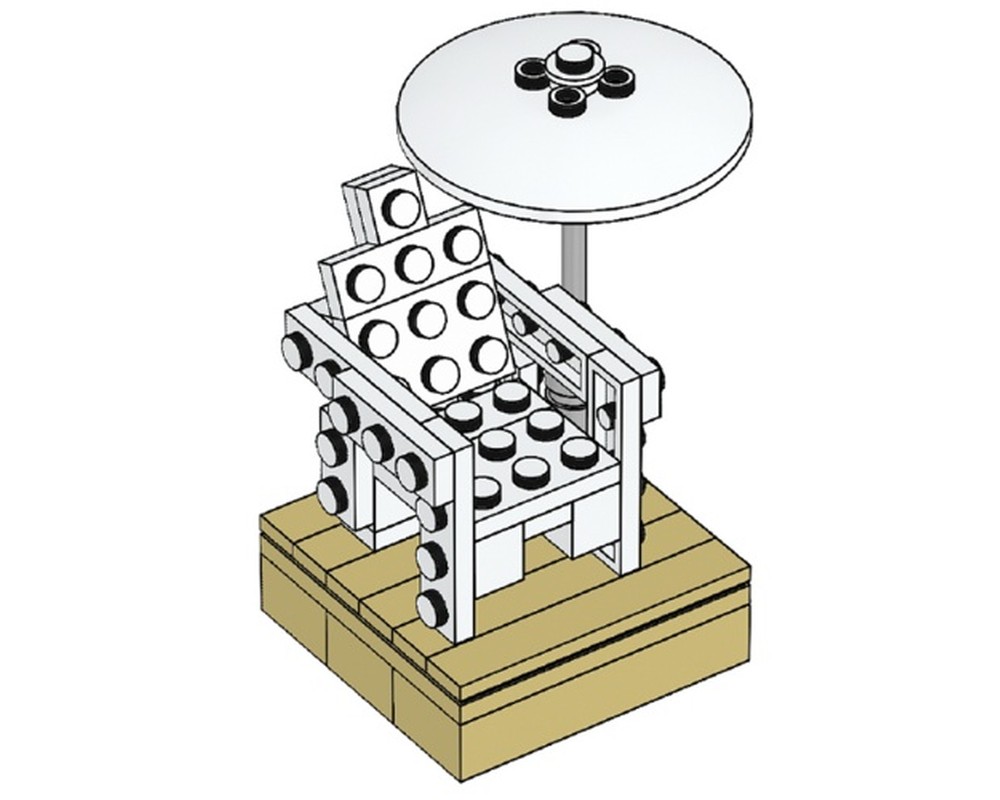 LEGO Set MMMB040-1 Chair (2011 LEGO Brand Store > Monthly Mini Model ...