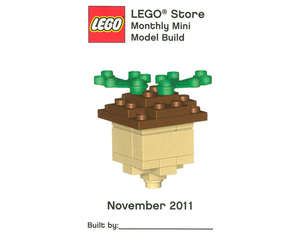 LEGO Set MMMB043-1 Acorn (2011 LEGO Brand Store > Monthly Mini Model ...