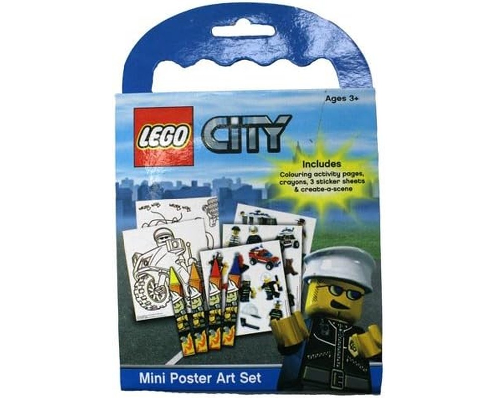 LEGO Set POSTER-1 City Police Mini Poster Art Set (2014 Gear ...