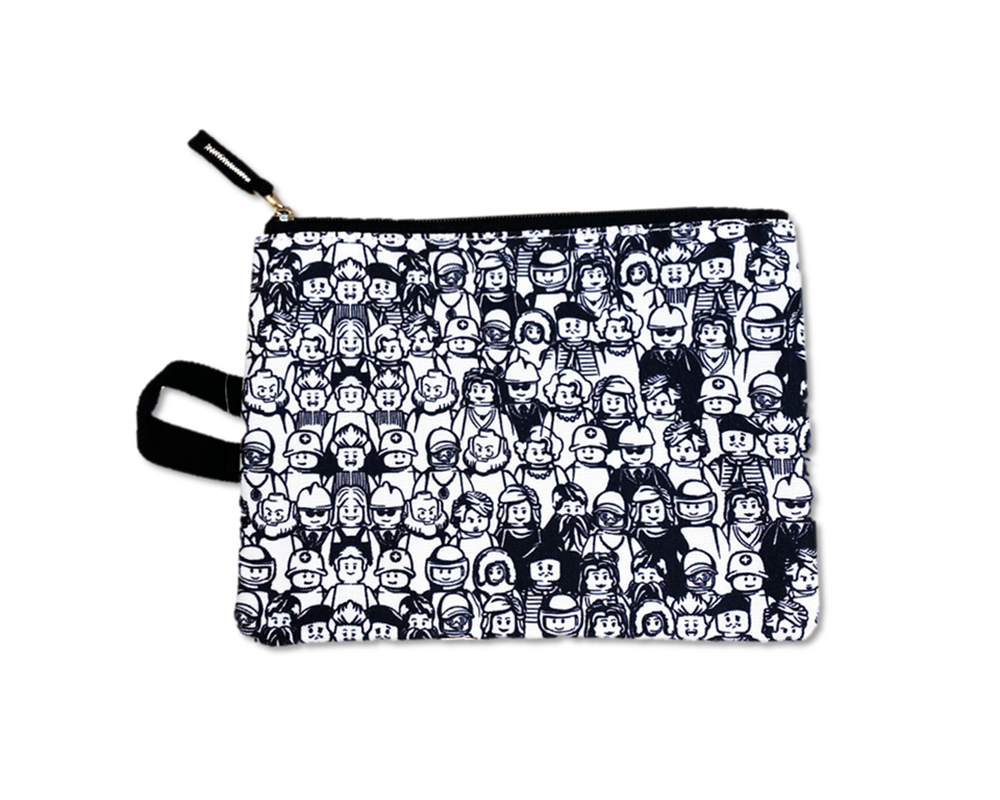 LEGO Set POUCH-3 Minifigure Color Me Crowd Pencil Pouch (2021 Gear ...