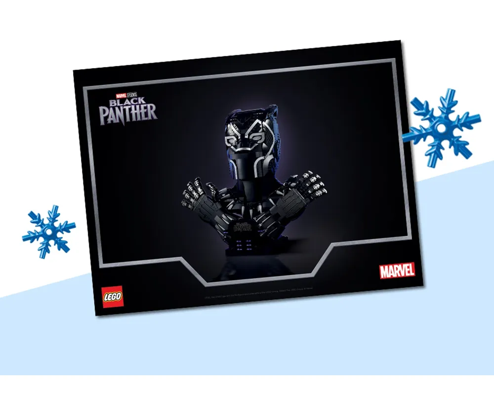 LEGO Set PRINT-1 Black Panther Numbered Print (2022 Gear > Posters and ...