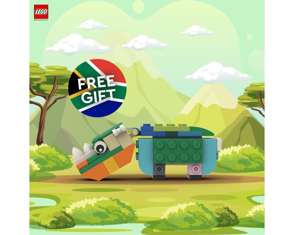 LEGO Set RHINO-1 South African Rhino (2022 Promotional) | Rebrickable ...