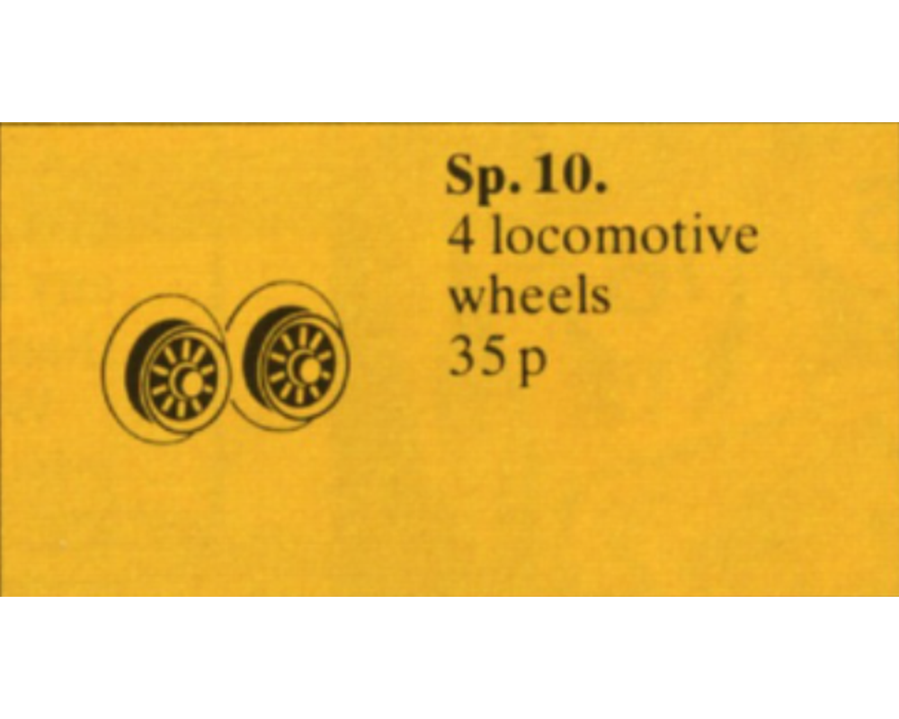 LEGO Set Sp10-1 Locomotive Wheels (1977 Service Packs > Train ...