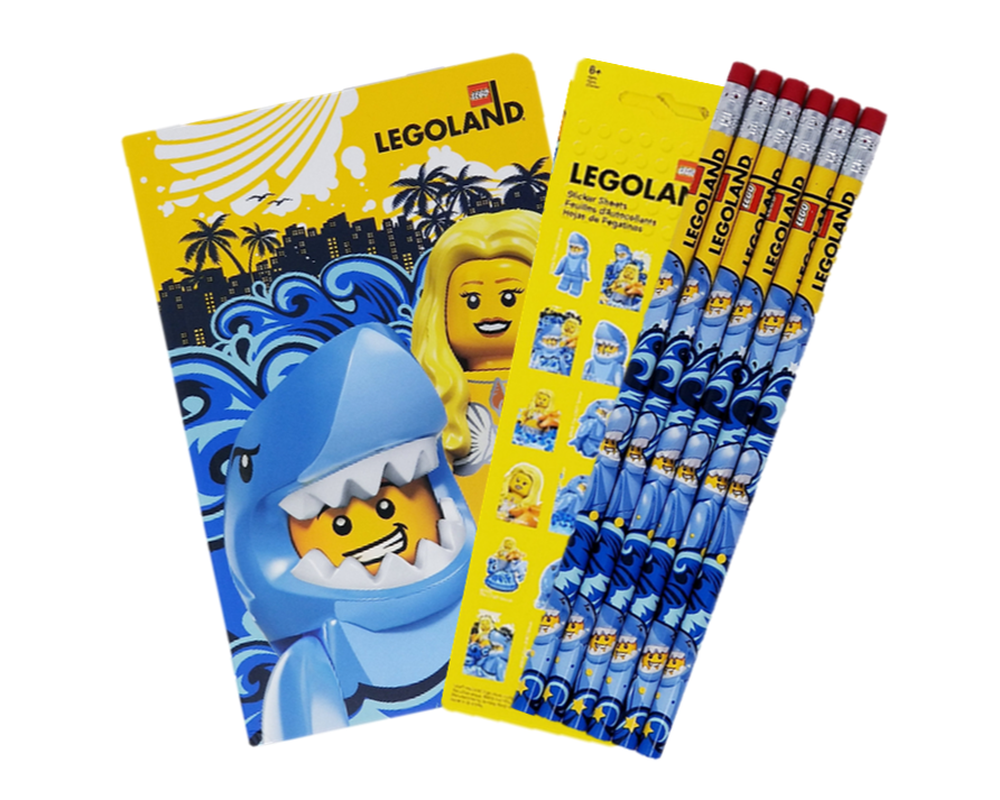 LEGO Set STATIONERY-1 Shark Suit Guy Stationery Bundle (2021 Gear ...
