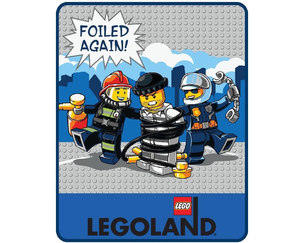 LEGO Set THROW-2 LEGOLAND City Foiled Again Plush Throw (2020 Gear ...
