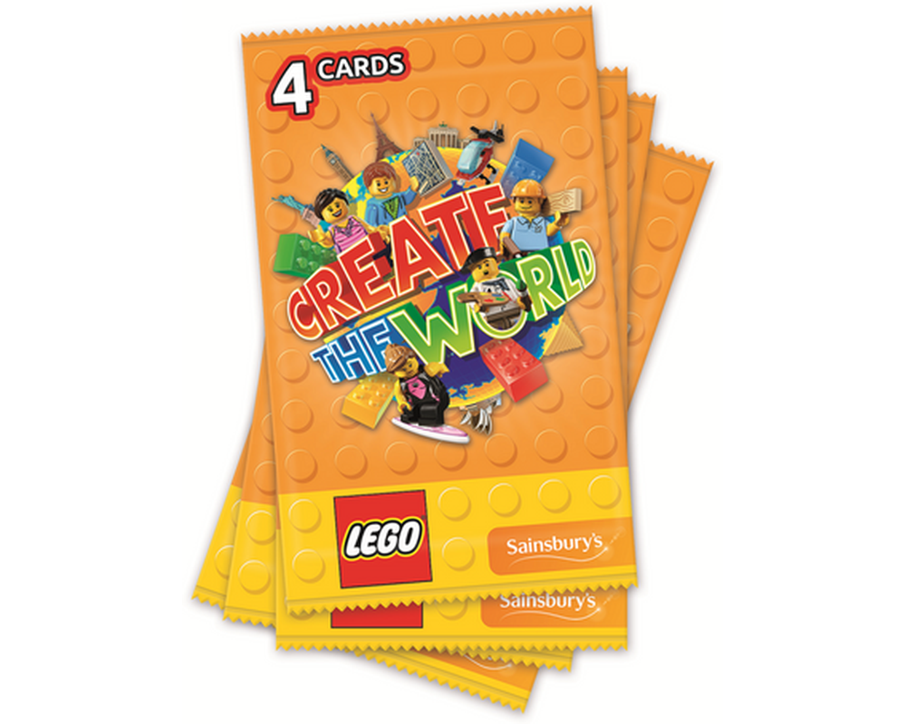 LEGO Set VV1164-1 Create the World Trading Cards - Random Pack (4 Cards ...