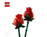 LEGO Instructions - 10328-1 Bouquet of Roses | Rebrickable - Build with ...