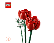 LEGO Instructions - 10328-1 Bouquet of Roses | Rebrickable - Build with ...