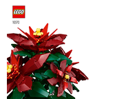 LEGO Instructions - 10370-1 Poinsettia | Rebrickable - Build with LEGO