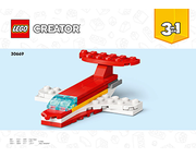 LEGO Instructions - 30669-1 Iconic Red Plane | Rebrickable - Build with ...