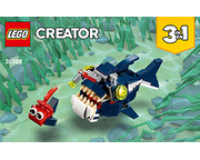 LEGO Instructions - 31088-1 Deep Sea Creatures | Rebrickable - Build ...