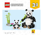 LEGO Instructions - 31165-1 Wild Animals: Panda Family | Rebrickable ...