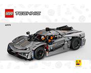 LEGO Instructions - 42173-1 Koenigsegg Jesko Absolut Grey Hypercar ...