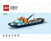 LEGO Instructions - 60368-1 Arctic Explorer Ship | Rebrickable - Build ...