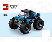 LEGO Instructions - 60402-1 Blue Monster Truck | Rebrickable - Build ...