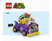 LEGO Instructions - 71431-1 Bowser's Muscle Car Expansion Set ...