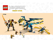 LEGO Set 71796-1 Elemental Dragon vs. The Empress Mech (2023 Ninjago) | Rebrickable - Build with ...